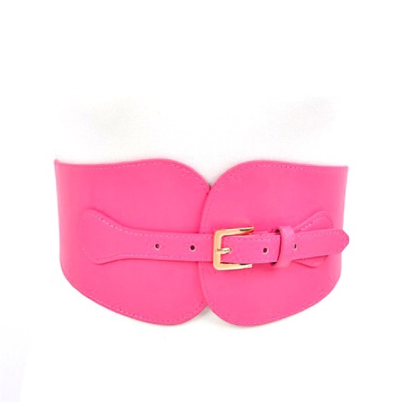 Accessories | Barbie Pink Corset Elastic Statement Belt | Poshmark